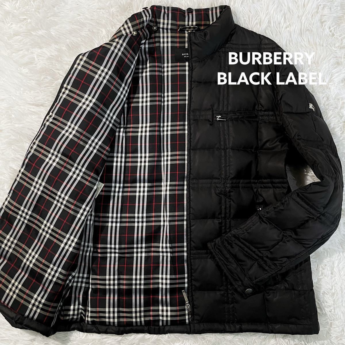 【やや傷や汚れあり】【BURBERRY BLACK LABEL】ダウンジャケット キルティング メンズ アウター 肉厚 防寒 極暖 中綿 バーバリーブラックレーベル M〜L ブラックの落札情報 ...