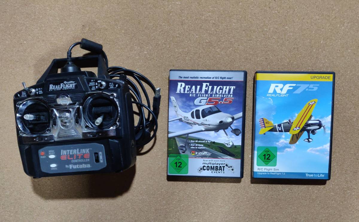 【傷や汚れあり】RealFlight リアルフライト 5.5, 7.5 upgrade コントローラーセットの落札情報詳細 - ヤフオク落札 ...