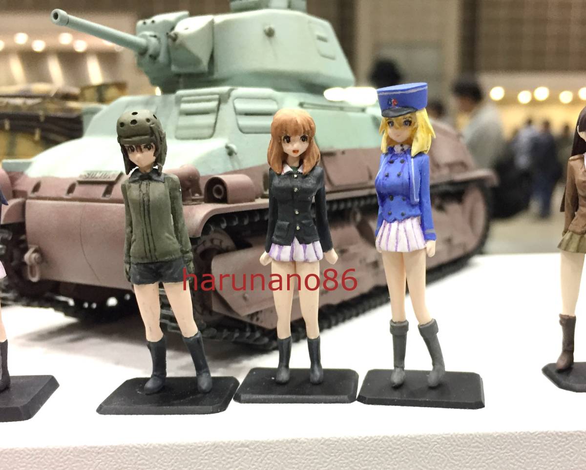 【未使用に近い】★wf ワンフェス オーバーダード ガールズandパンツァー 1 35 チームメイトセット5(3体セット)★ガレージキットの落札