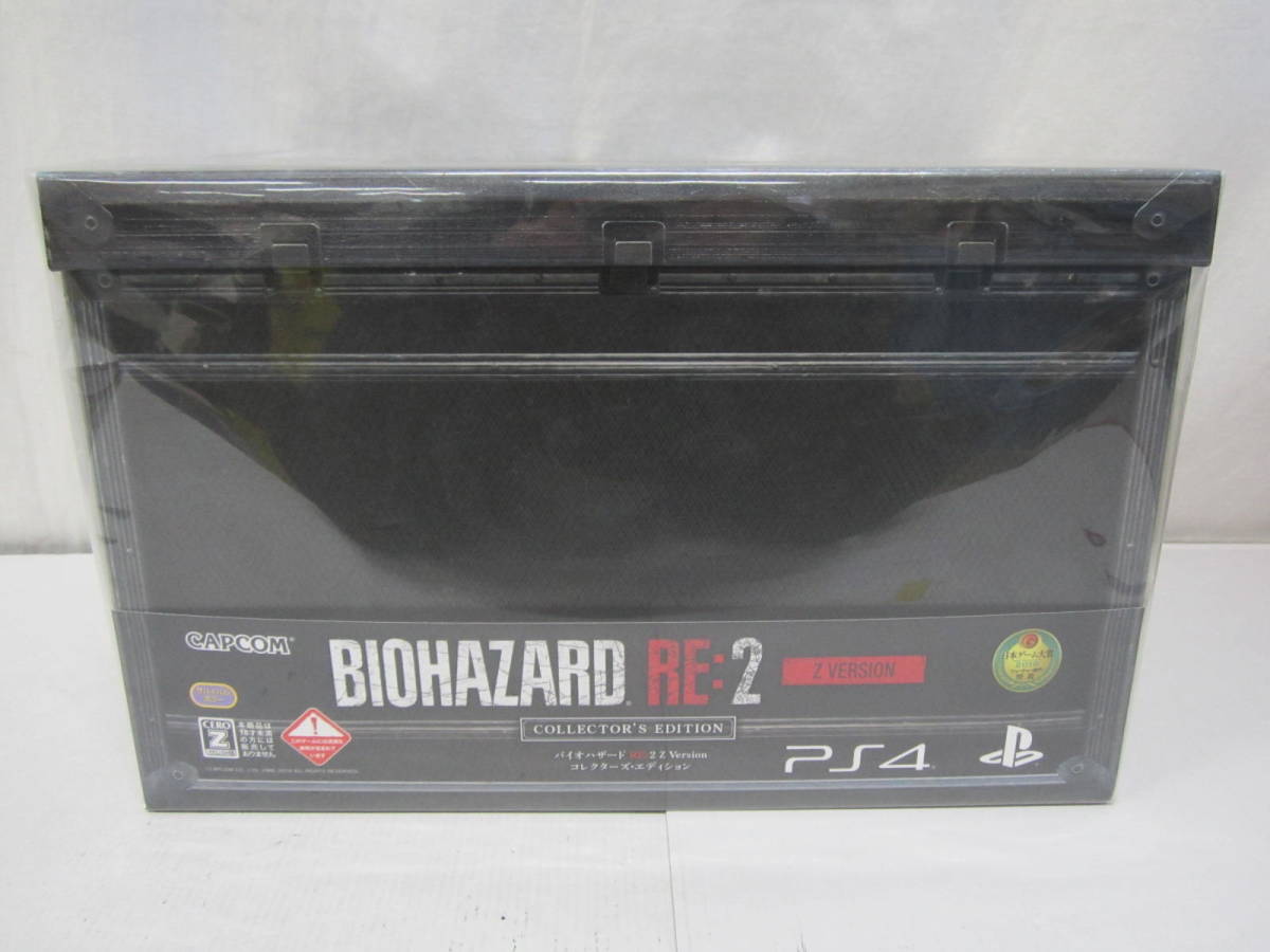 【未使用】G0220-3H/ 未開封 PS4 BIOHAZARD RE:2 Z Version COLLECTOR S EDITION ...