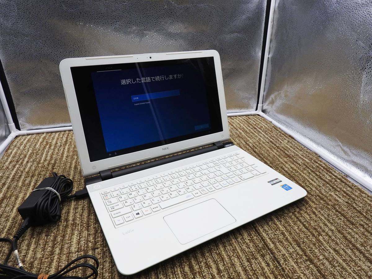 【やや傷や汚れあり】NEC LaVie NS100/A★15.6型ノートPC Celeron Dual-Core 3205U 1.5GHz ...