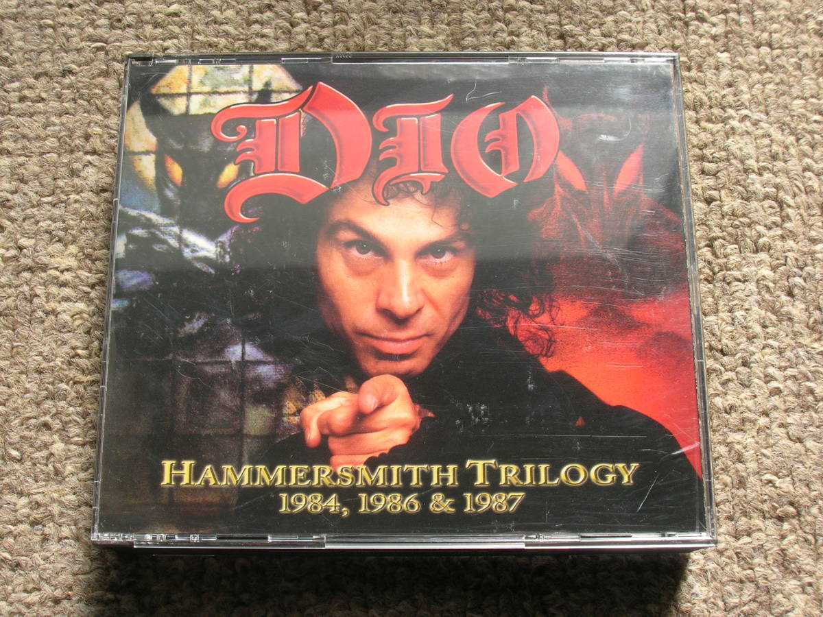 【傷や汚れあり】輸入盤CD3枚組『DIO HAMMERSMITH TRILOGY 1984,1986 & 1987』/ハマースミス/1984年10月5日、1986年5月13日、1987年12月 ...
