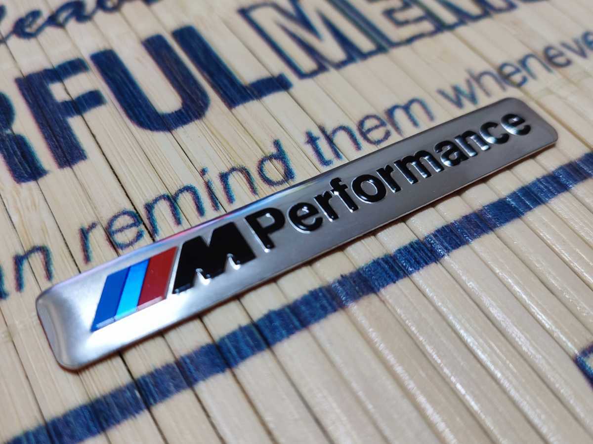 【未使用】M Performance 軽量アルミ製 ミニエンブレム ブラックB BMW MSport MPower E36 E39 E46 E60 E90 F10 F20 F30 ...
