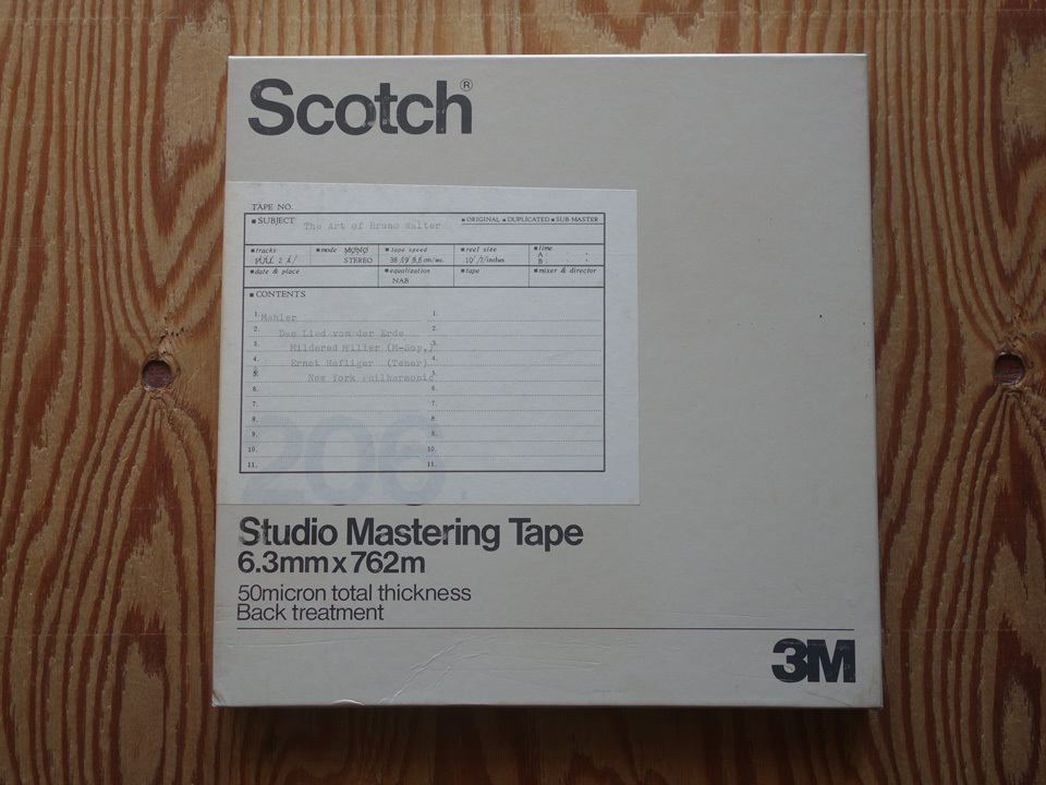 【やや傷や汚れあり】38 2Track / オープンリールテープ 10号 メタル / Scotch Studio Mastering Tape ...