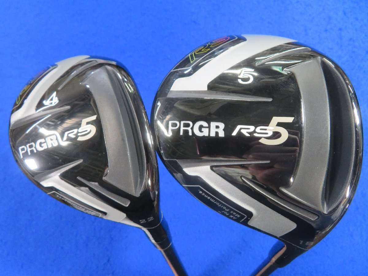 【やや傷や汚れあり】【中古】PRGR(プロギア) 2020 RS-5 FW+UT 2本セット 5W（18.0°）4UT（22.0°）【SR/M40】Diamana FOR PRGR＜HCなし ...