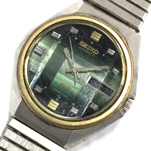 【全体的に状態が悪い】セイコー キングセイコー スペシャル バナック デイデイト 自動巻き 腕時計 5246-6030 不動品 ジャンク品 QT033-68の落札情報詳細 - Yahoo ...