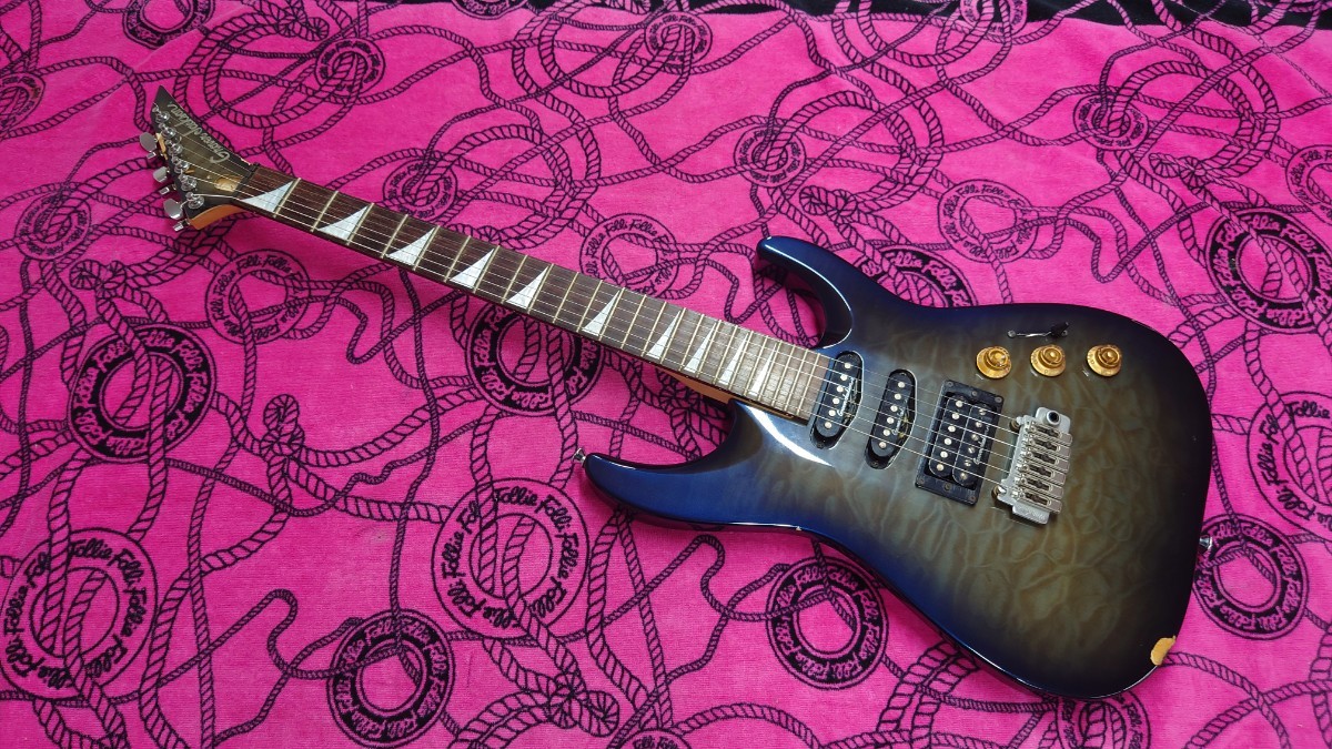 【傷や汚れあり】アクティブブースター！ ハイゲイン ウイルキンソン ブリッジ搭載 Grover Jackson DINKY DK ...