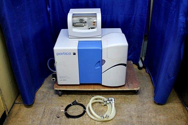 【やや傷や汚れあり】HORIBA/堀場 レーザ回折/散乱式粒子径分布測定装置 Partica LA-960V2+乾式測定ユニット LY ...