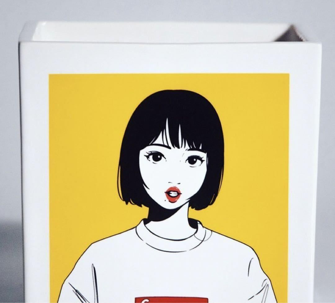 【未使用】Backside works maneater キューブ鉢 限定品 現代アート kyne 村上隆 バックサイドワークスSUPREME 鉢 ロッカクアヤコ シルクスクリーンの落札情報 ...