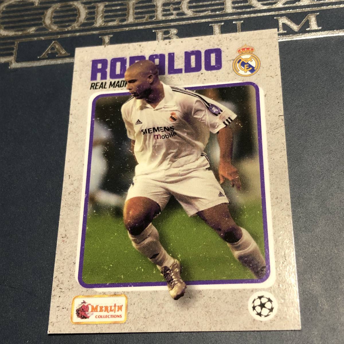 【目立った傷や汚れなし】2022-23 Topps Merlin Heritage 98 UEFA Soccer Ronaldo Real ...