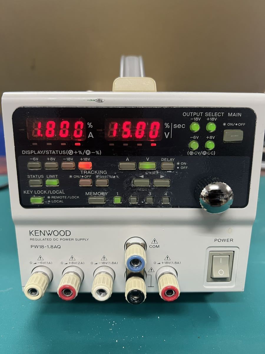 【傷や汚れあり】KENWOOD PW18-1.8AQ REGULATED DC POWER SUPPLY 直流安定化電源の落札情報詳細 ...
