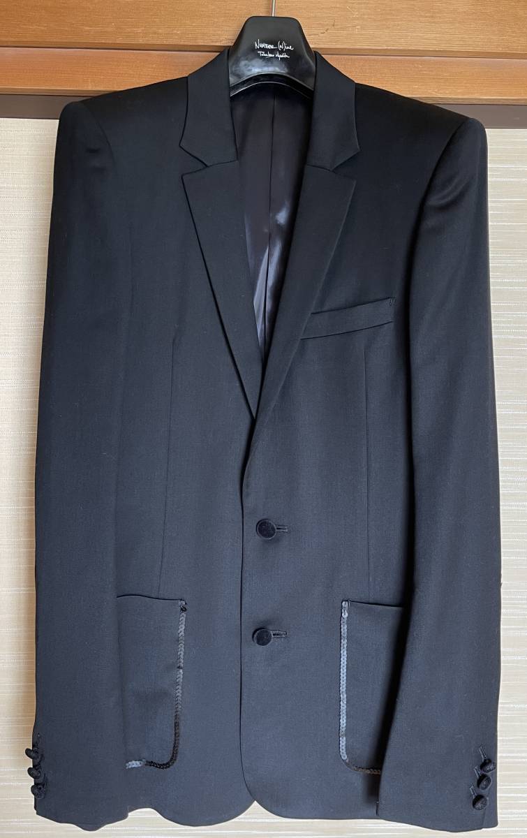 【目立った傷や汚れなし】希少 極美品 Number N Ine 02ss ナンバーナイン モダンエイジ期 インクくり抜き加工 テーラード