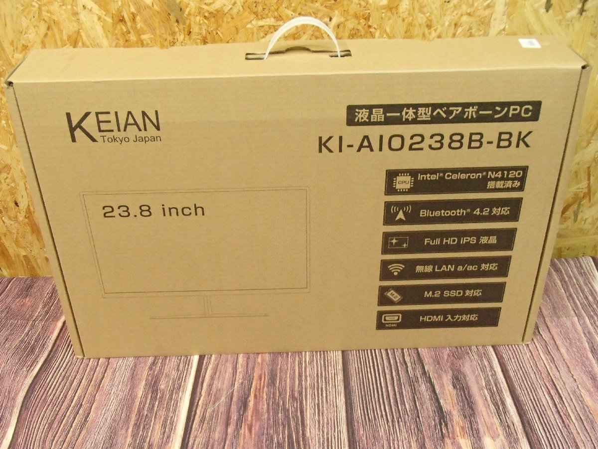 【目立った傷や汚れなし】 液晶一体型ベアボーンPC KEIAN KI-AIO238B-BK ジャンク Celeron N4120/23.8インチFHD 非光沢IPS の落札情報詳細 ...