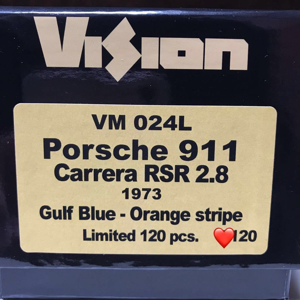 【未使用】限定品 1/43 メイクアップ ヴィジョン makeup VISION Porsche 911 Carrera RSR 2.8 ...