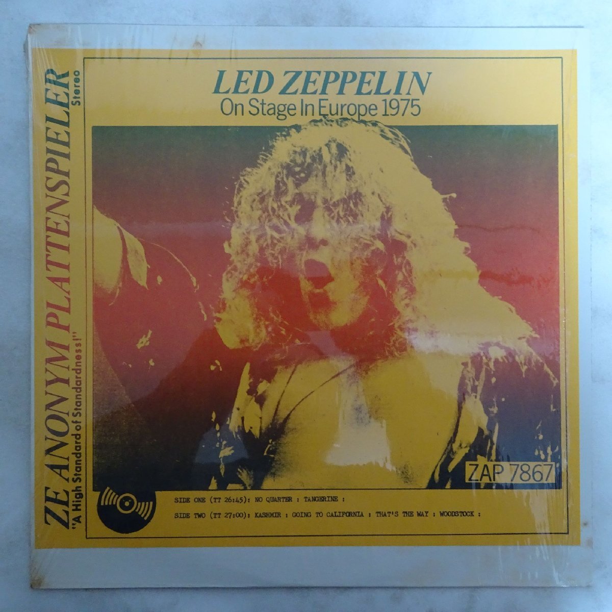 【やや傷や汚れあり】17112492;【BOOT】Led Zeppelin / On Stage In Europe 1975の落札情報詳細 ...