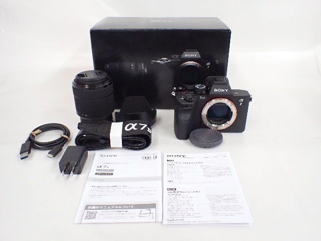 【未使用に近い】【美品】 Sony ソニー α7iv Ilce 7m4 ミラーレス一眼カメラ レンズキット Sel2870 説明書 ストラップ