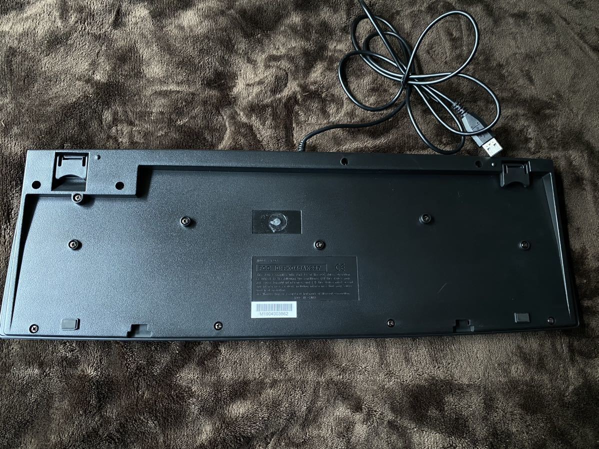 【目立った傷や汚れなし】動作確認済み キーボード モデル K297 USB 有線 FCC ID:FKD46AK297の落札情報詳細 - Yahoo!オークション落札価格検索 オークフリー