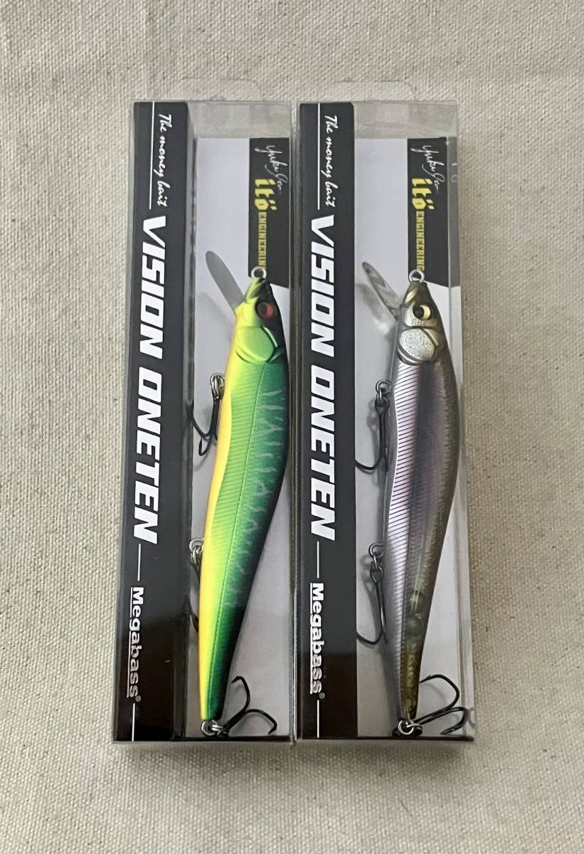 【未使用】メガバス ビジョン ワンテン 2個セット 未開封品 VIPER TIGER ＆ MG SECRET SHADOW Megabass ...