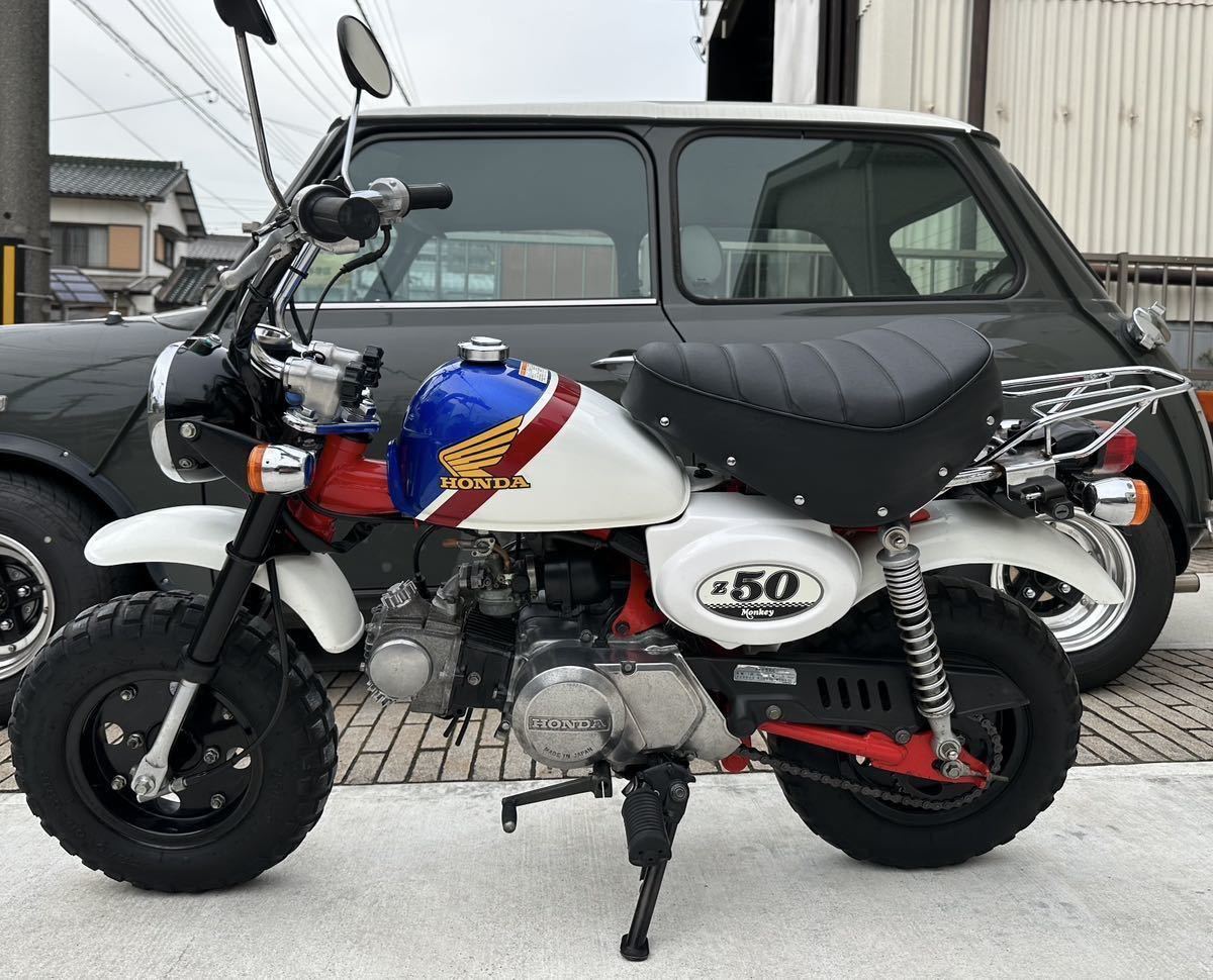 【傷や汚れあり】【愛知発】 限定車 実動 AB27 トリコロール カラー モンキー ノーマル車両 12V FTR 2001年式 スペシャル ...