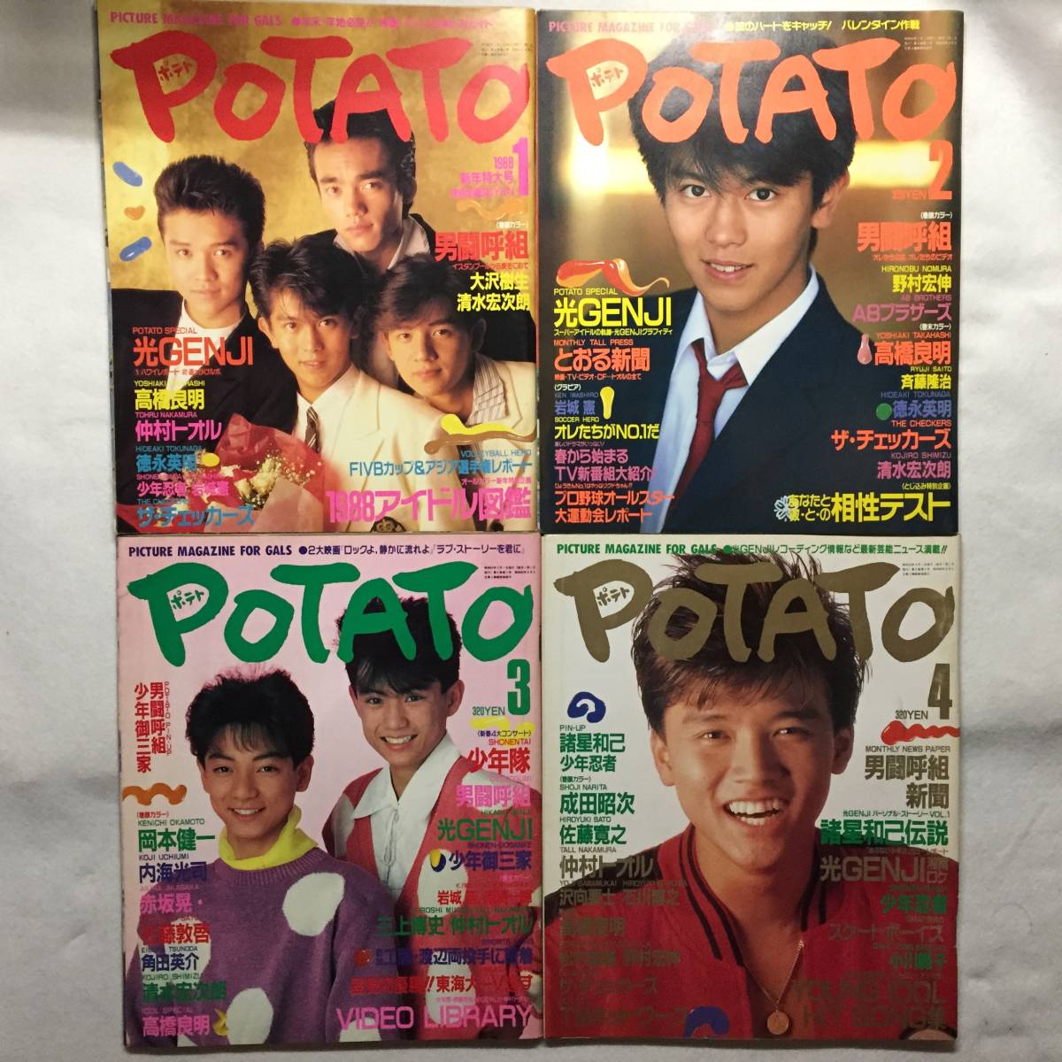 [本]POTATO/ポテト/1993年2月/光GENJI/SMAP/男闘呼組/TOKIO/忍者/ジャニーズの落札情報詳細 - ヤフオク落札価格検索 オークフリー