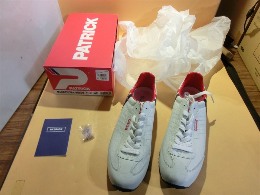 【未使用に近い】T【フ2-60】【80サイズ】PATRICK パトリック/MARATHON-L マラソン・レザー/98800 TRC/42(26.5cm) スニーカーの落札情報詳細 ...