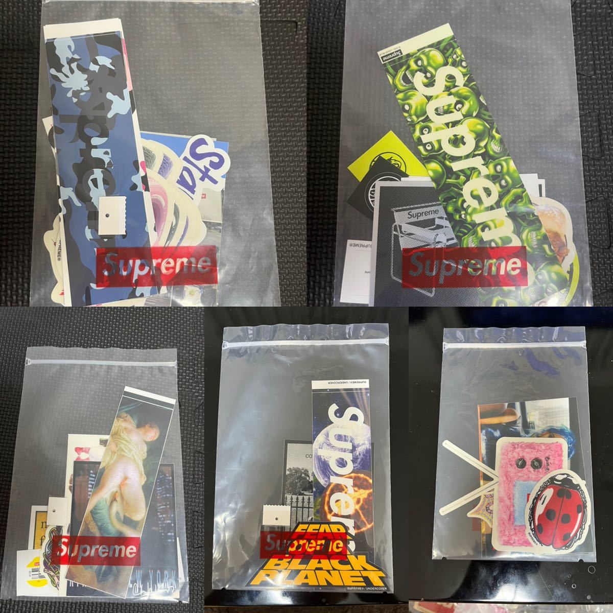 【未使用】supreme sticker set 計43枚 ステッカー セット ②の落札情報詳細 - ヤフオク落札価格検索 オークフリー