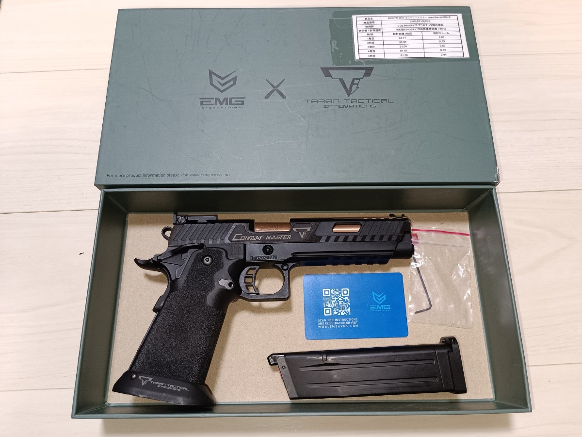 【傷や汚れあり】EMG/TTI JW3 2011 COMBAT MASTER GBB Island Barrel ガスブローバックの落札情報 ...