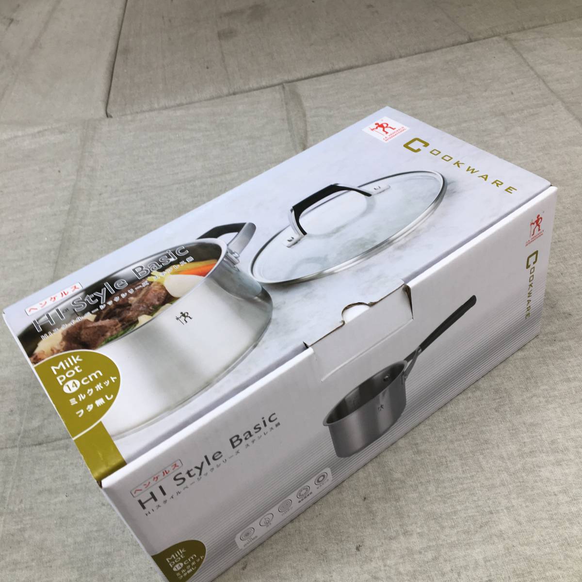 【未使用】Henckels ヘンケルス 「 HIスタイル ベーシック ミルクポット 14cm 1.5L 」 ステンレス 片手 鍋 IH対応 40580-140の落札情報詳細 - ヤフオク落札 ...