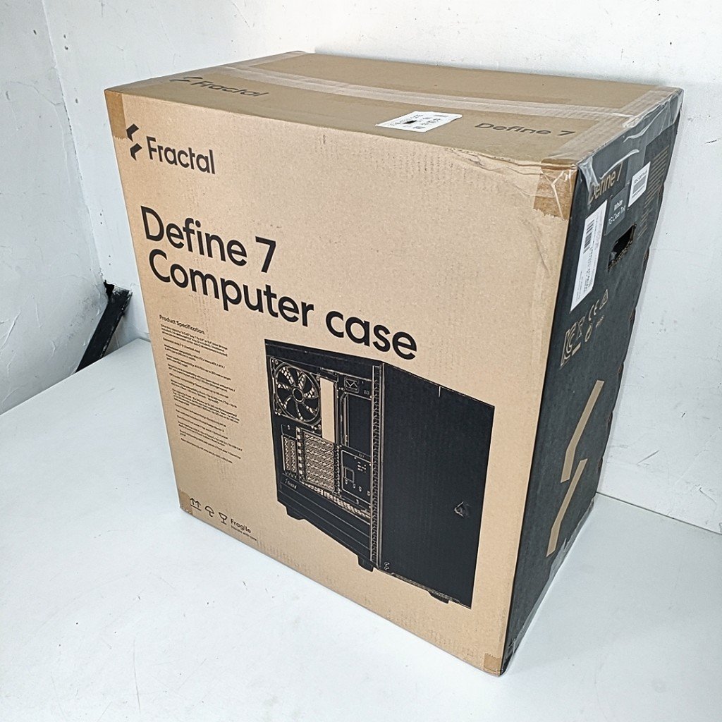 【目立った傷や汚れなし】未開封 Fractal Define 7 Computer case ミドルタワー パソコン本体ケースパソコン組み立て ...