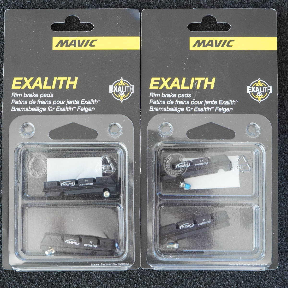 【未使用】MAVIC(マビック) エグザリット EXALITH ブレーキパッド/ブレーキシュー 純正 前後セット シマノ/スラム用の落札情報 ...