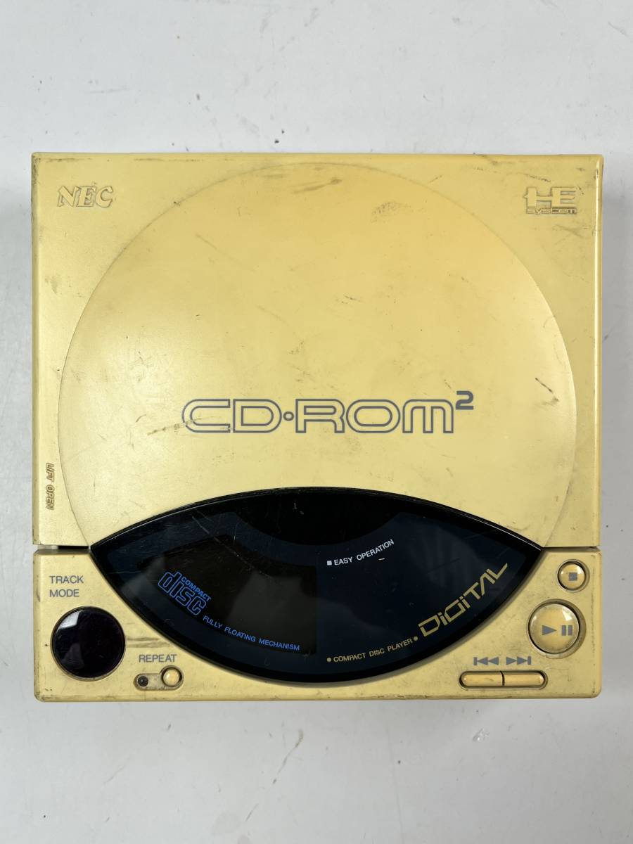 【傷や汚れあり】♪【中古】NEC PC Engine CD-ROM PLAYER CDR-30A PCエンジン CD ロムプレイヤー 動作未 ...