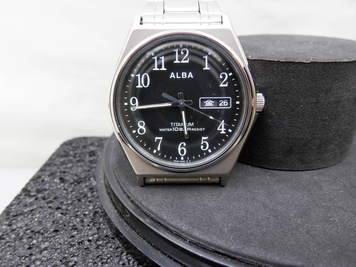 【目立った傷や汚れなし】SEIKO ALBA TITANIUM メンズクォーツ 約59g 稼働現状品 売り切りの落札情報詳細 - ヤフオク落札 ...
