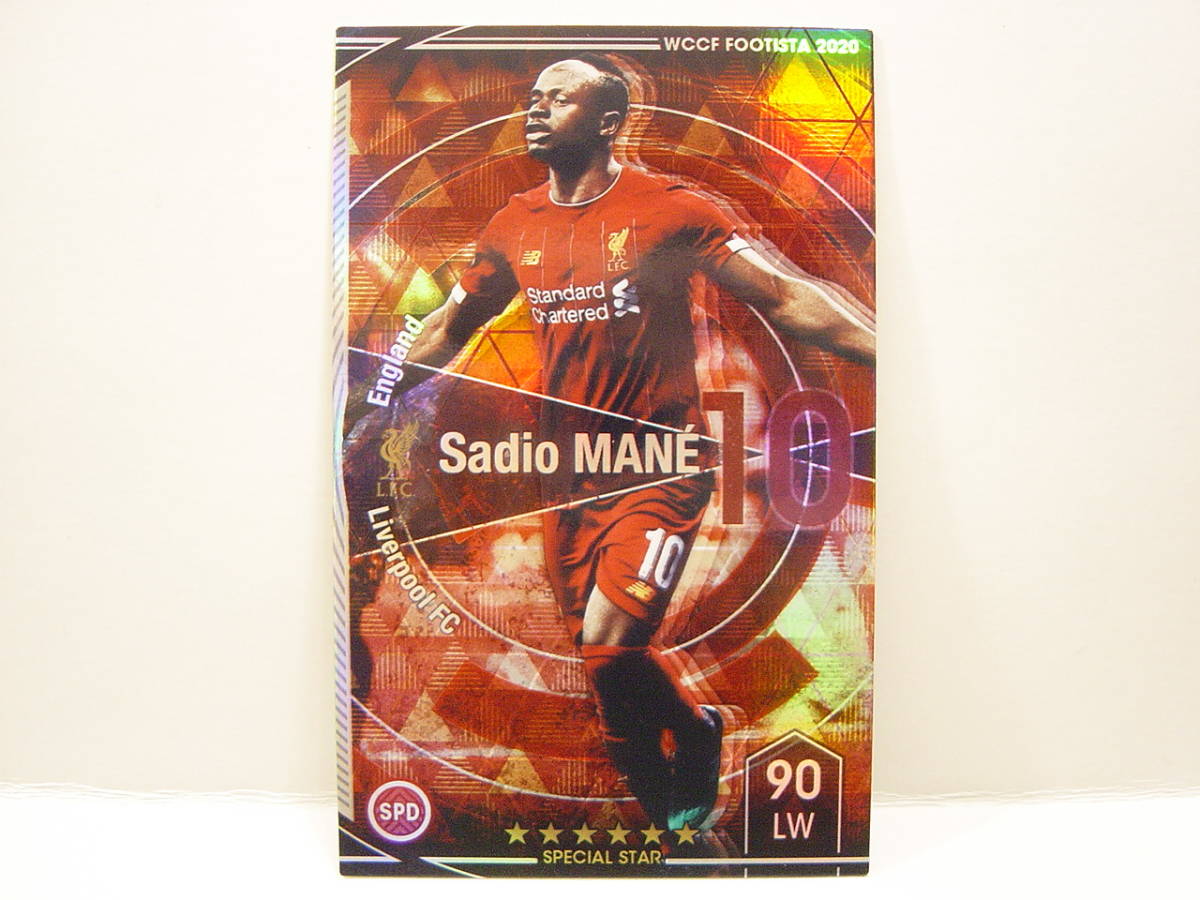 【未使用に近い】WCCF FOOTISTA 2020 サディオ・マネ Sadio Mane 1992 Senegal Liverpool FC ...