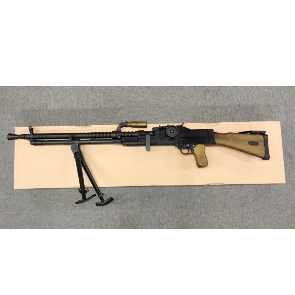 【未使用に近い】GE × FCW 製 FN MAG (風) M240 電動ガン リアルウッドストック付 検)M16 M4 AR15 CQB ...