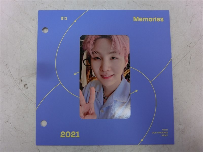 【目立った傷や汚れなし】T【2の-04】【送料無料】BTS：memories 20021/Blu-ray特典 トレカ/SUGA シュガ/ユンギ ...