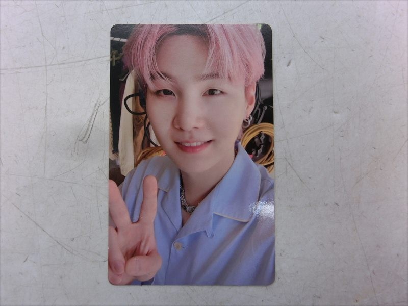 【目立った傷や汚れなし】T【2の-04】【送料無料】BTS：memories 20021/Blu-ray特典 トレカ/SUGA シュガ/ユンギ ...