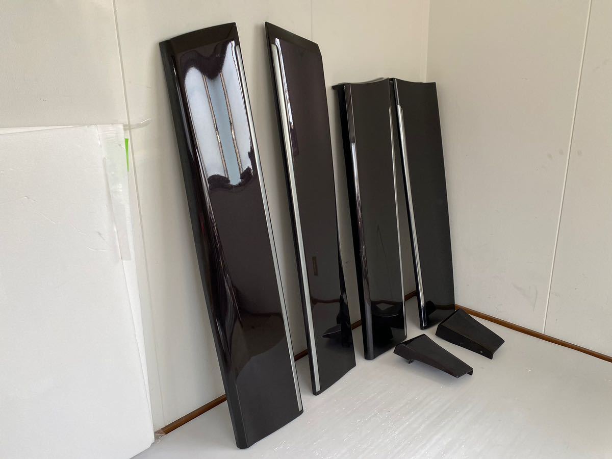 【目立った傷や汚れなし】美品 エルグランド HWS サイドパネル TNE52 TE52 E52 純正 右左ドア プロテクターモール ドアパネルモール 前後6枚 1台分 80871 1JB0A ...
