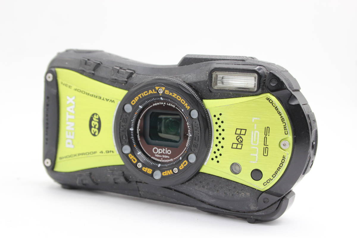 【傷や汚れあり】【返品保証】 ペンタックス Pentax WG-1 GPS グリーン 5x Zoom コンパクトデジタルカメラ C7850の落札情報詳細 - ヤフオク落札価格検索 オークフリー