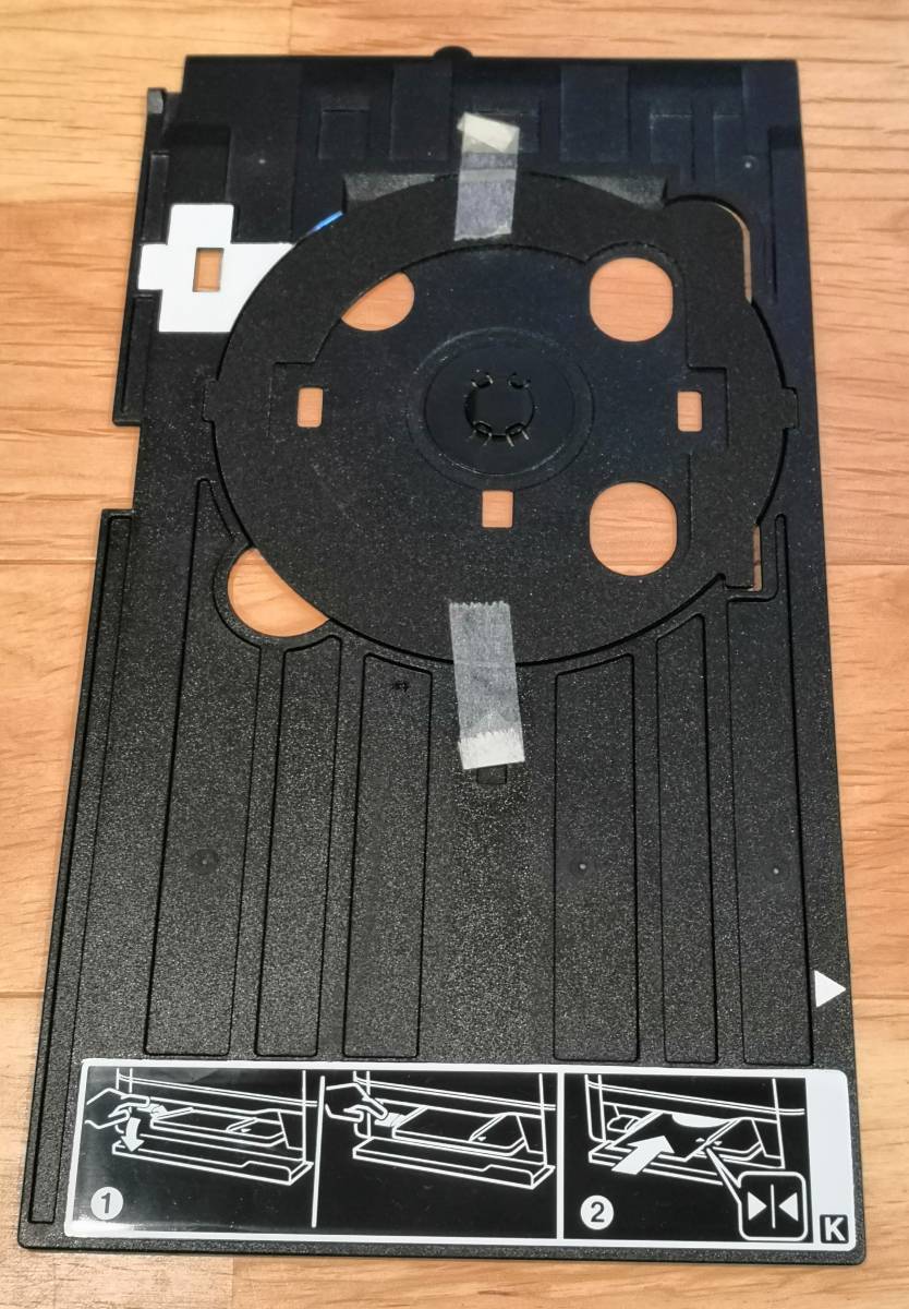 【目立った傷や汚れなし】EPSON CD-R トレイ K タイプ K型 CD/DVD印刷 レーベル印刷 EP-703Aの落札情報詳細 ...