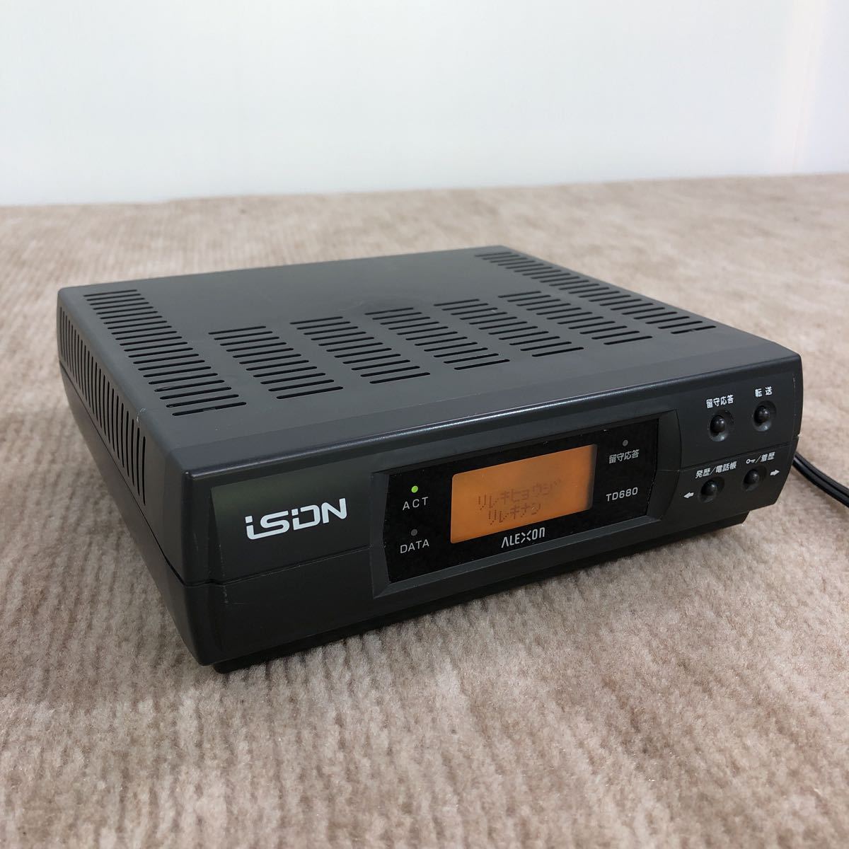 【やや傷や汚れあり】ALEXON アレクソン ISDN TD680 ターミナルアダプタ 通電OK 現状品の落札情報詳細 - ヤフオク落札価格 ...
