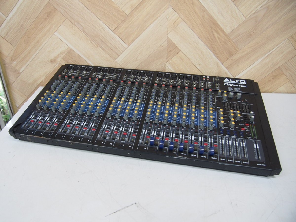 【傷や汚れあり】☆【1H0510-12】 ALTO 24ch アナログミキサー ZMX244 FX USB ジャンクの落札情報詳細 ...