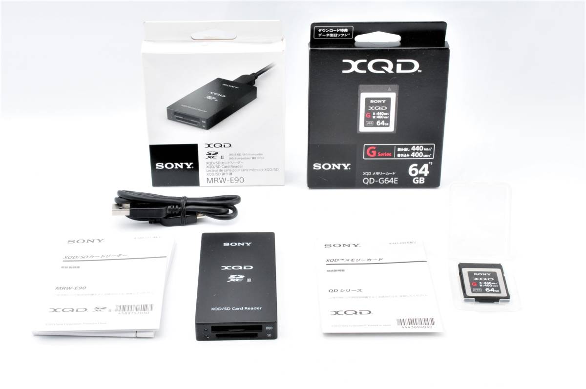 【目立った傷や汚れなし】★新品級★ ソニー Sony XQD 64GB G メモリカードリーダー /SD Card Reader Model ...