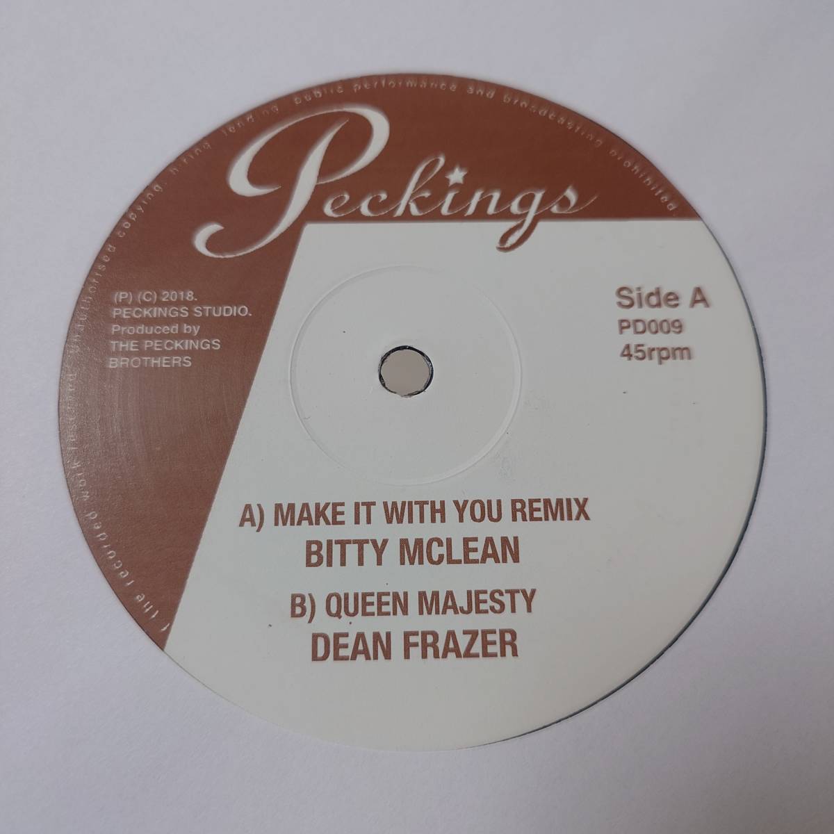【未使用】新品 Bitty Mclean Make It With You Remix c/w Dean Frazer / Tenna ...