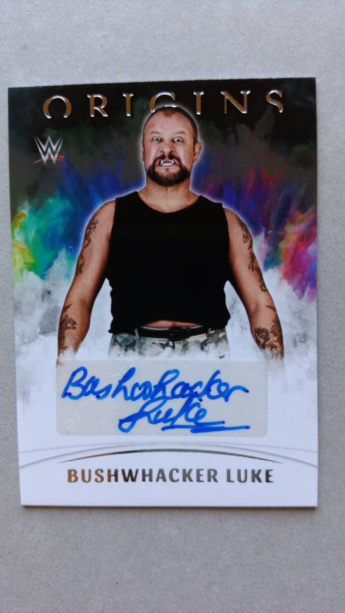 【目立った傷や汚れなし】BUSHWHACKER LUKE PANINI 2022 WWE 直筆サインカードの落札情報詳細 - ヤフオク落札価格 ...