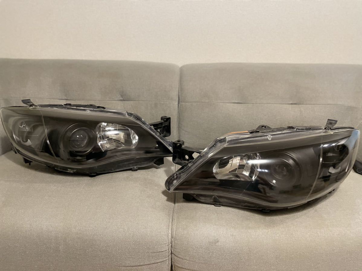 【目立った傷や汚れなし】美品 破損なし スバル インプレッサ Gvb Grb Gh 純正 Hid ヘッドライト インナーマットブラック