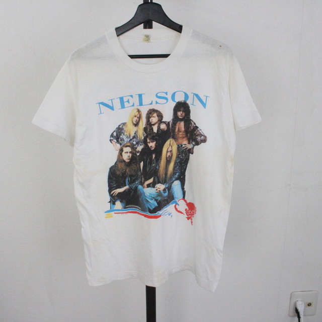 【傷や汚れあり】q433 90sビンテージ スクリーンスターズ 半袖プリントTシャツ 1990年代製 表記XLサイズ ホワイト 白 NELSON ロックT バンドT 古着 古着卸の落札情報詳細 ...