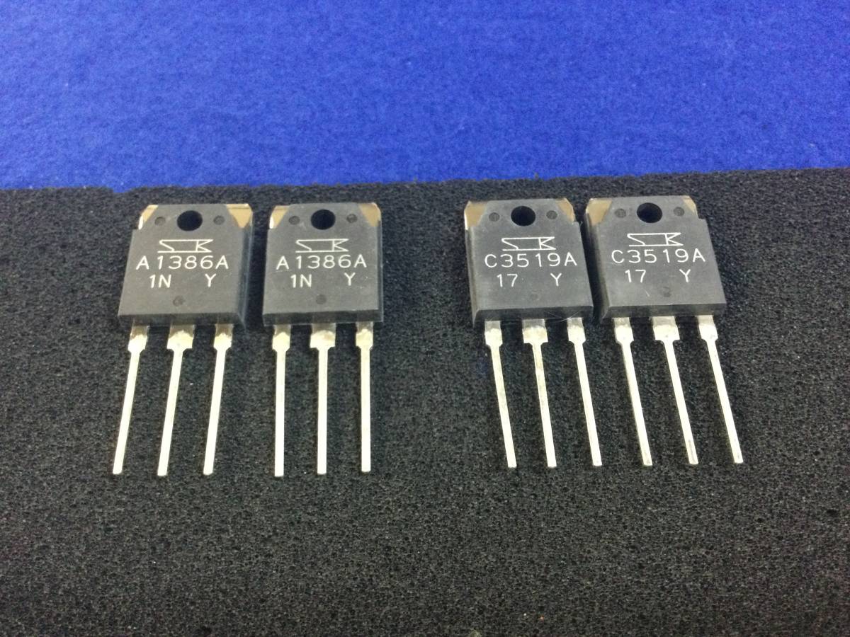 【未使用】2SA1386A-Y+2SC3519A-Y【即決即送】サンケン コンプリペア A1386A+C3519A [109PgK ...