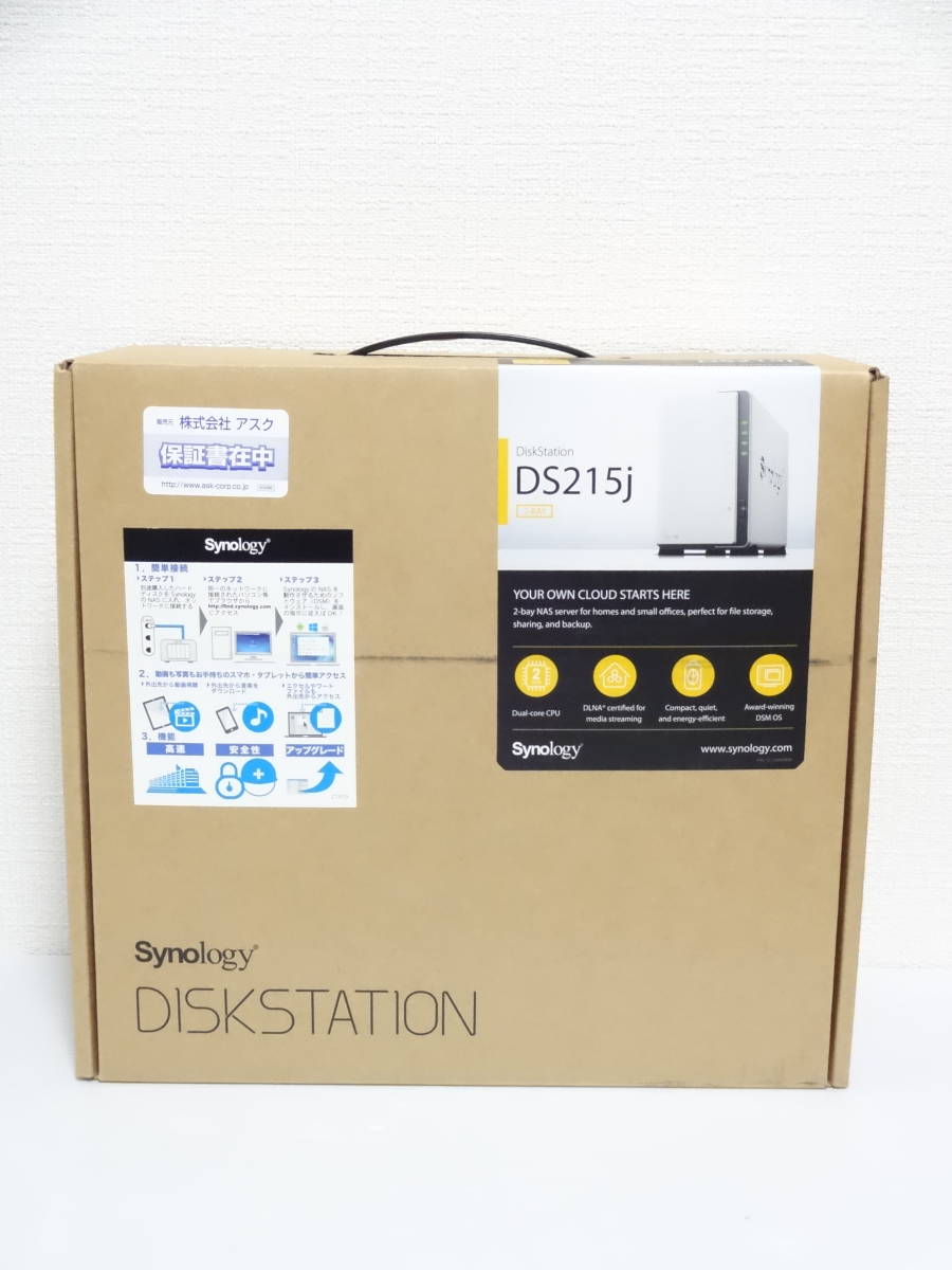 【目立った傷や汚れなし】Synology DiskStation DS215Jの落札情報詳細 - ヤフオク落札価格検索 オークフリー