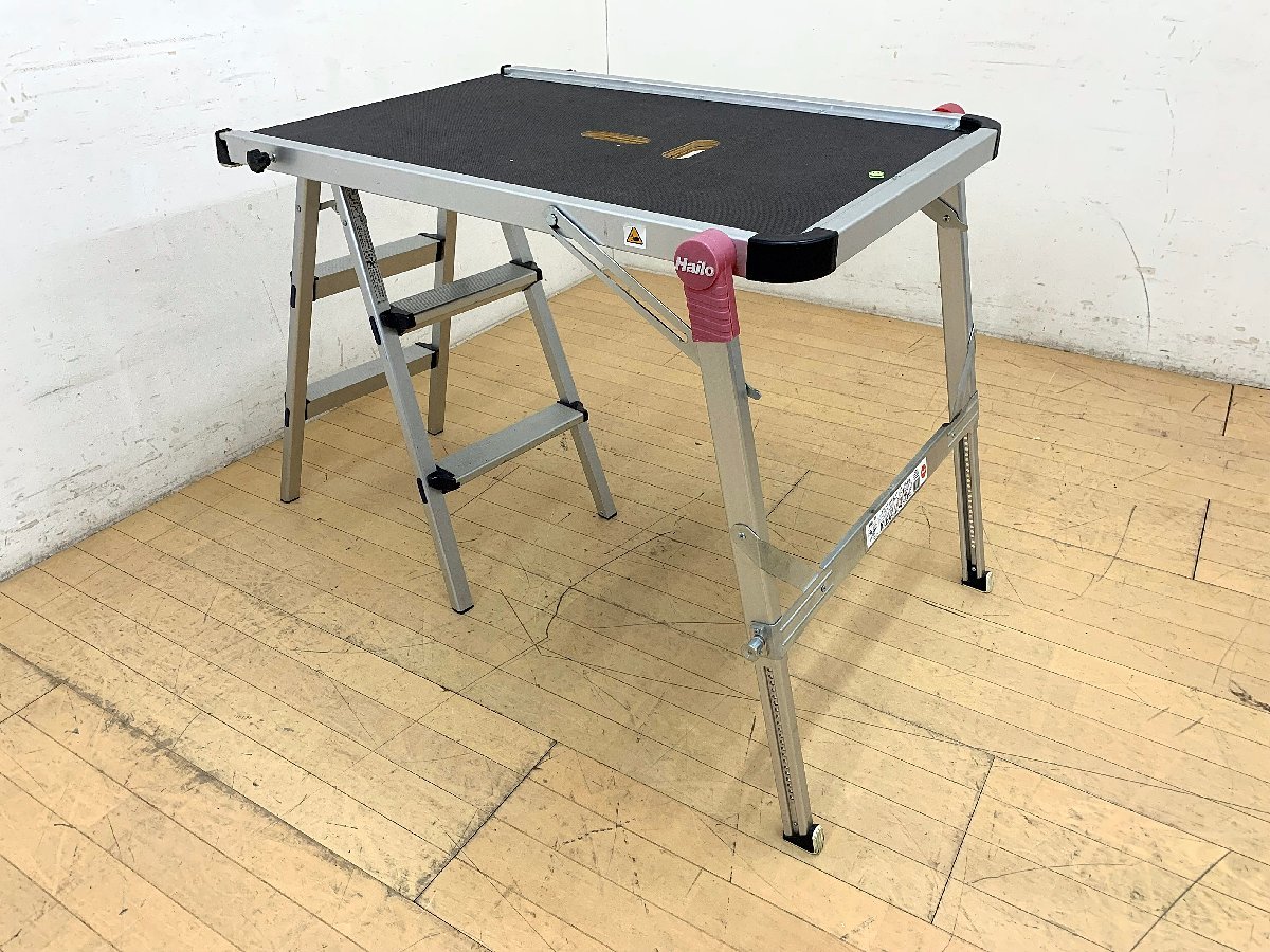 【やや傷や汚れあり】★中古美品★ハセガワ 長谷川工業 階段用作業台 TP1 9940-201 耐荷重150kg 脚部伸縮 水準器付き プラットフォーム 足場 Hailo)倉bの落札情報詳細 ...