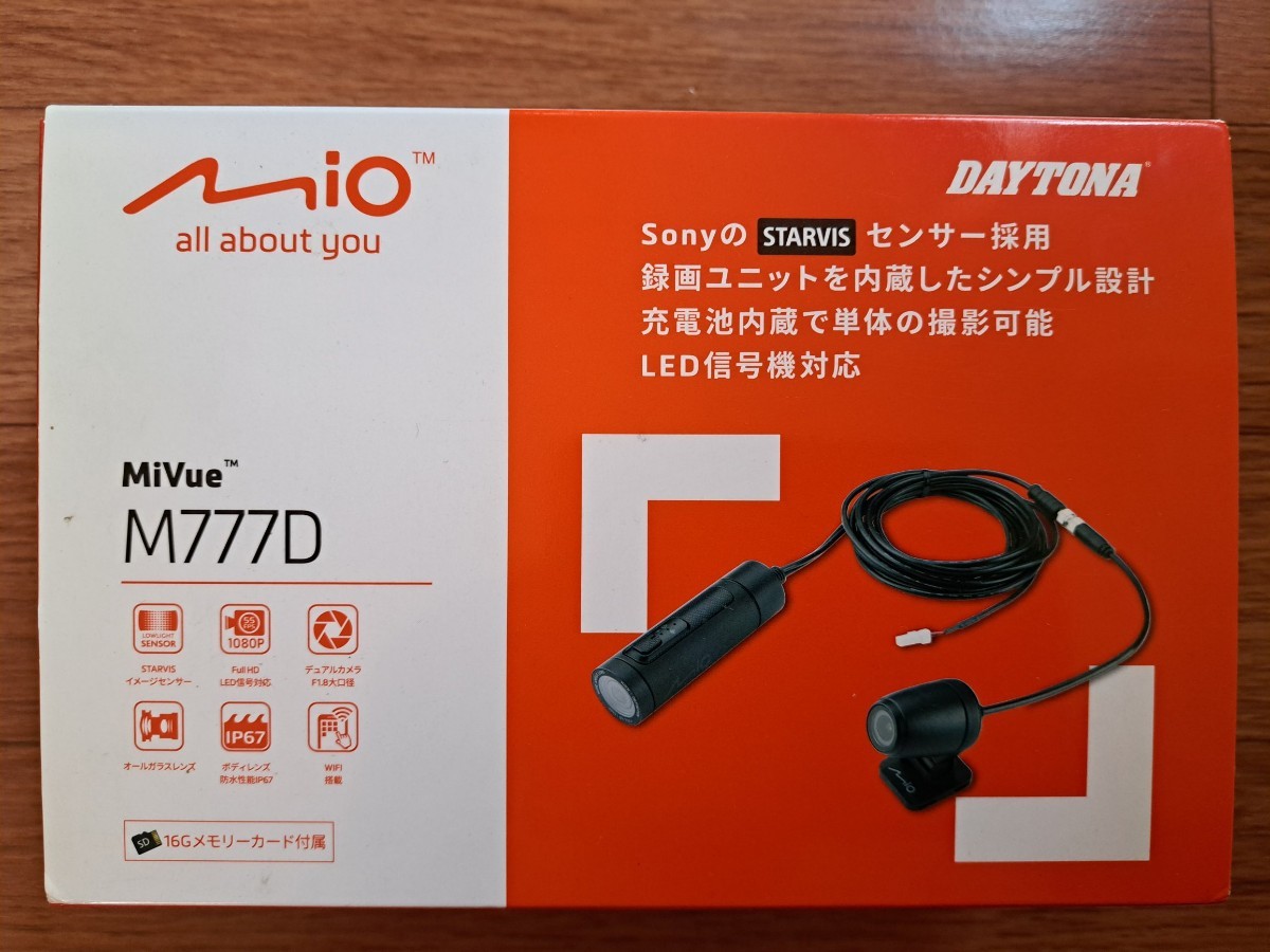 【目立った傷や汚れなし】デイトナ MIO MiVue M777D FullHD 200万画素 ドラレコ ドライブレコーダー 新品【2点】含む オプション【プレゼント】 美品 の落札情報詳細 ...